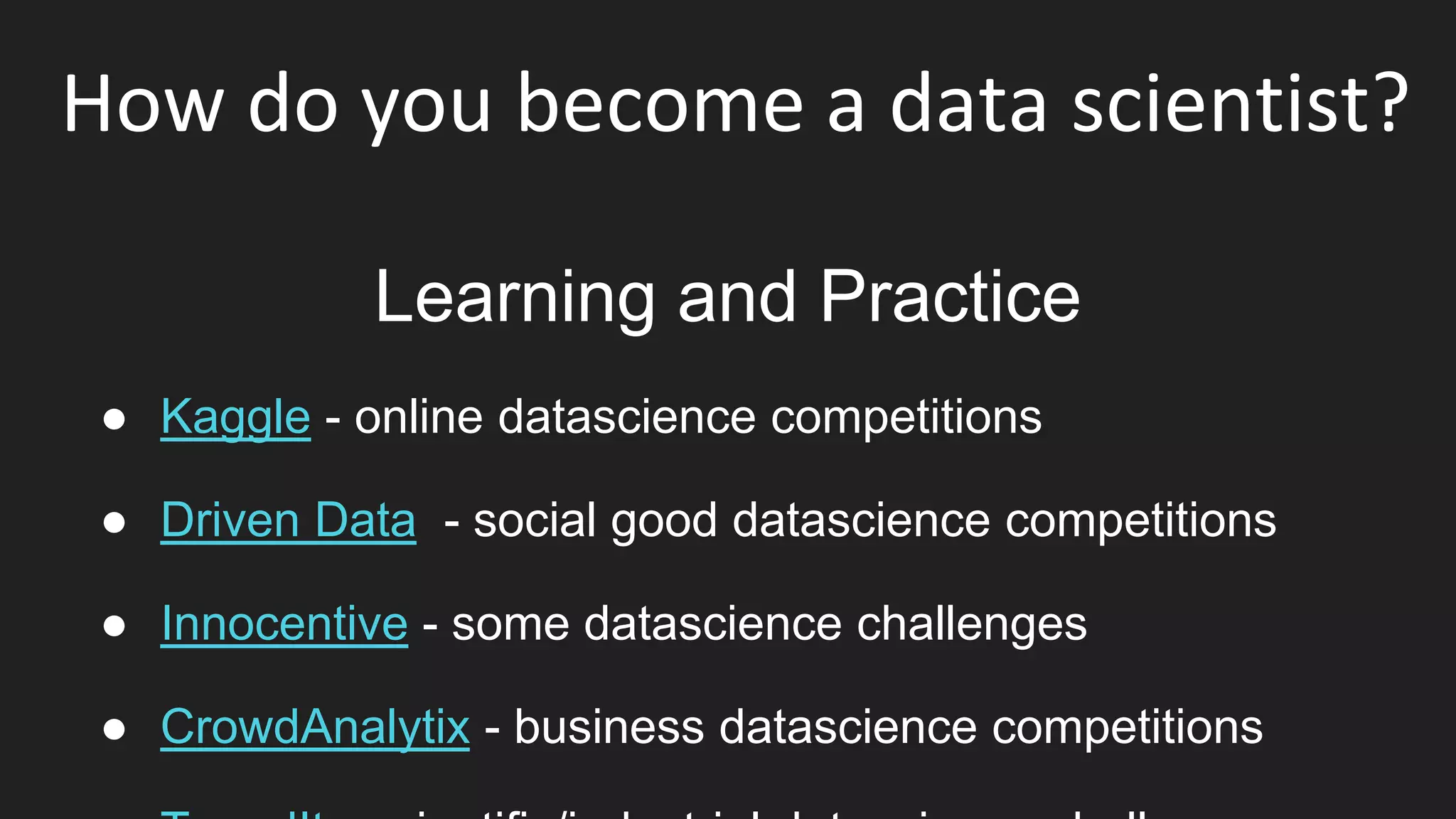 Session 01 designing and scoping a data science project | PPT