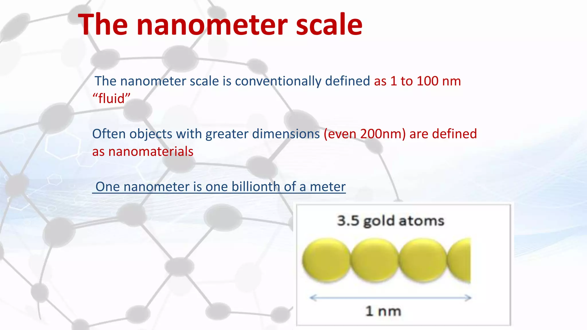 Introduction to Nano science and Nanotechnology Part 1 | PPT