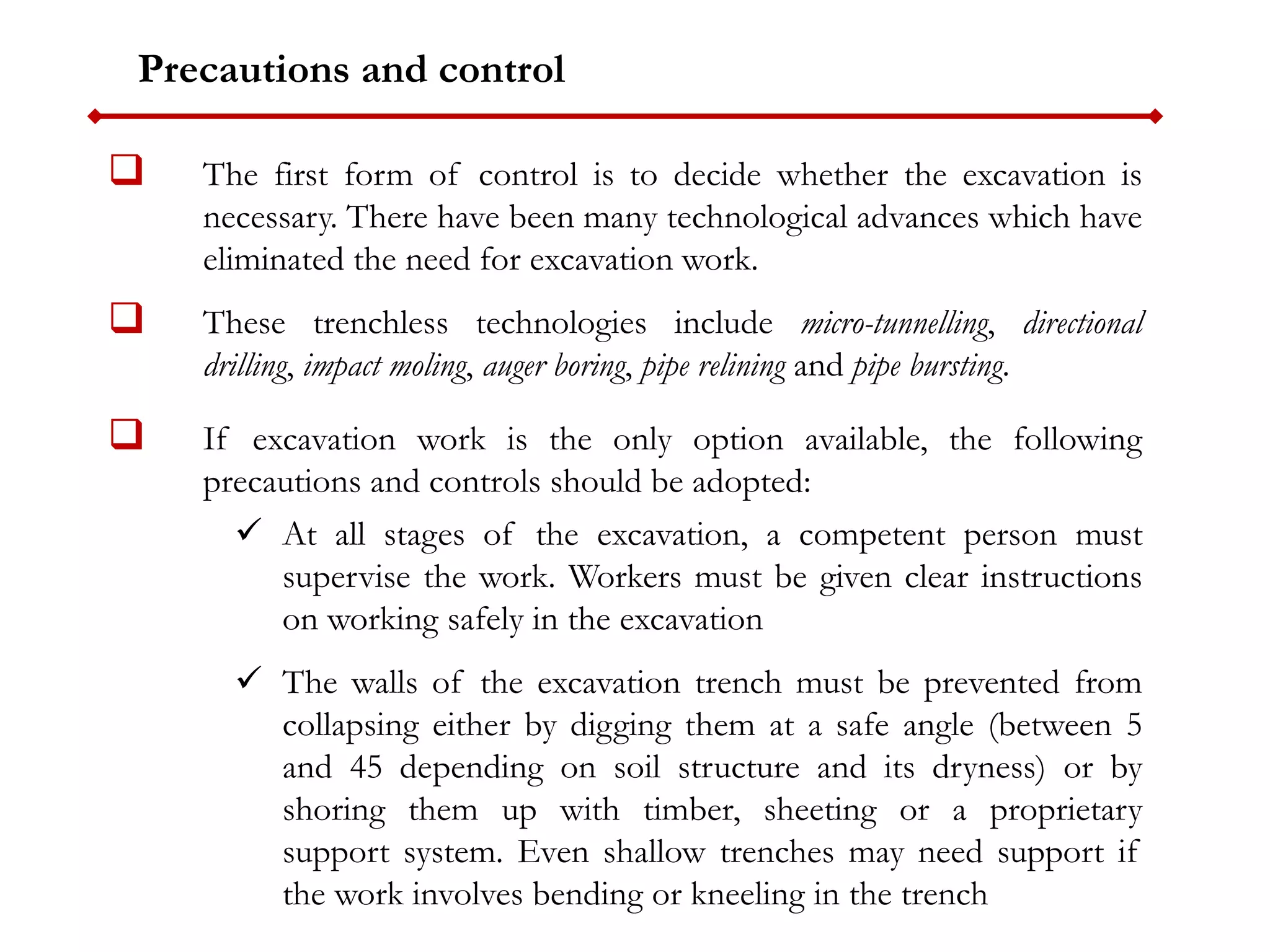 Construction Safety Training_Session 02_Excavation Works, Hazards and ...