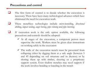 Construction Safety Training_Session 02_Excavation Works, Hazards and ...