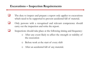 Construction Safety Training_Session 02_Excavation Works, Hazards and ...