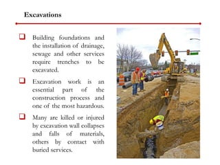 Construction Safety Training_Session 02_Excavation Works, Hazards and ...