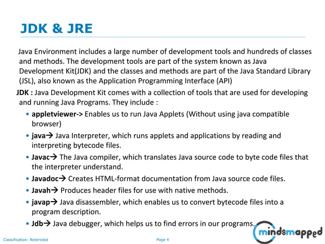 Elements of Java Language | PPT