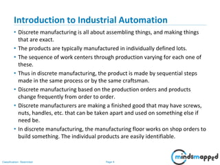 Session 02 - Introduction to Industrial Automation | PPTX