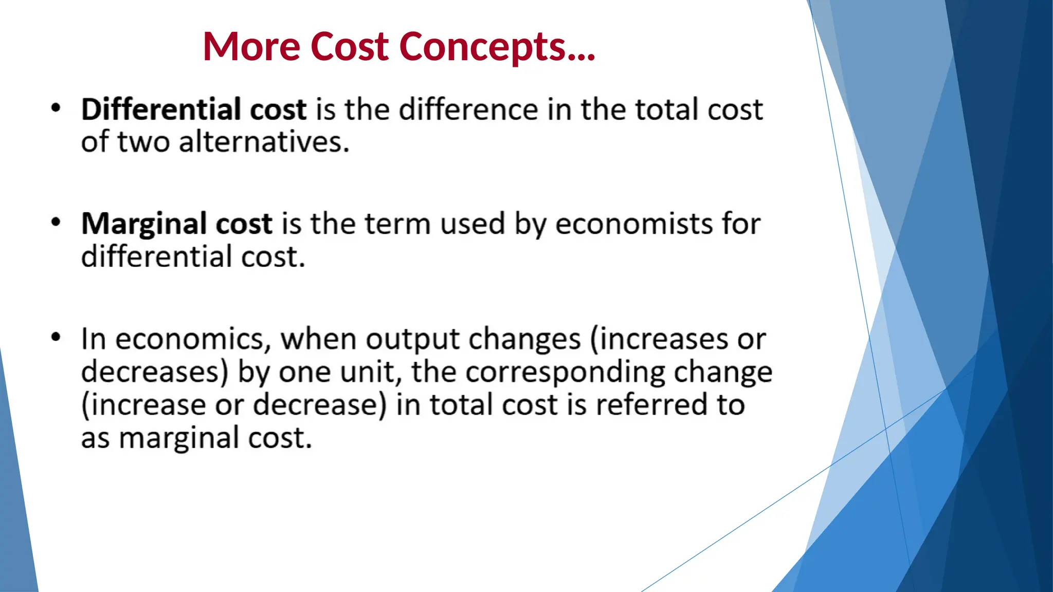 Session_02 & 03 Cost Concepts and Cost Flows | PPT