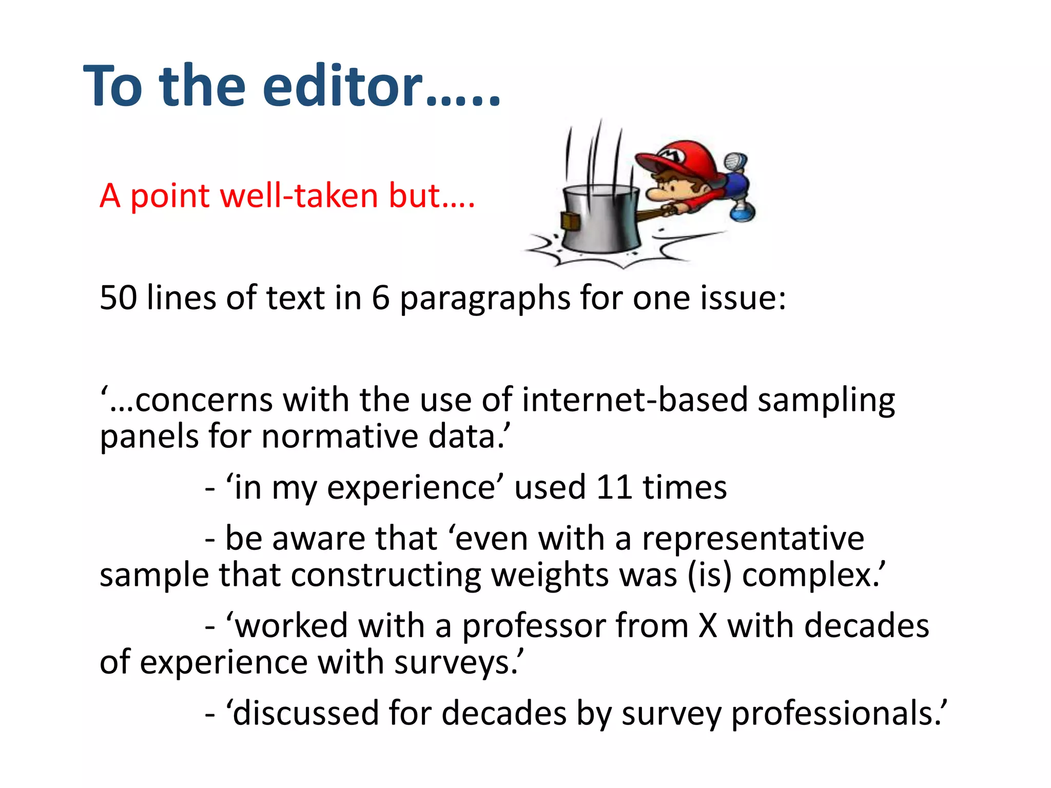 Real-life examples of manuscript reviews Comparison and contrast of ...