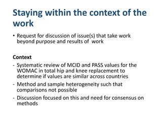 Real-life examples of manuscript reviews Comparison and contrast of ...