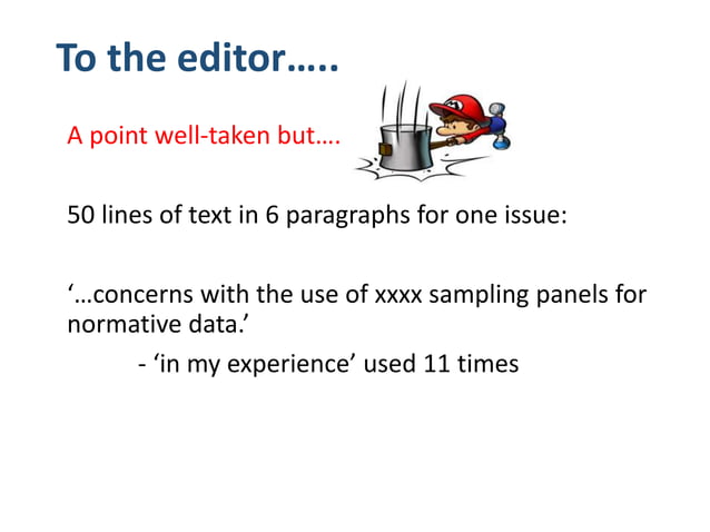 Real-life examples of manuscript reviews Comparison and contrast of ...