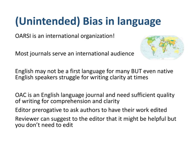 Real-life examples of manuscript reviews Comparison and contrast of ...