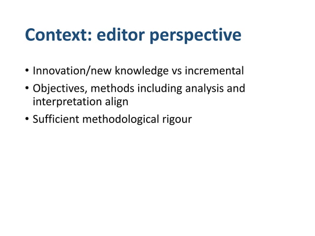 Real-life examples of manuscript reviews Comparison and contrast of ...