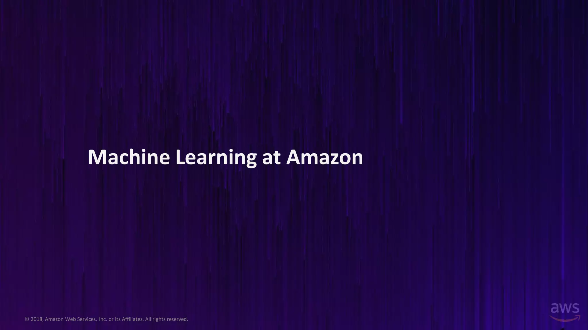 Amazon AI/ML Overview | PDF