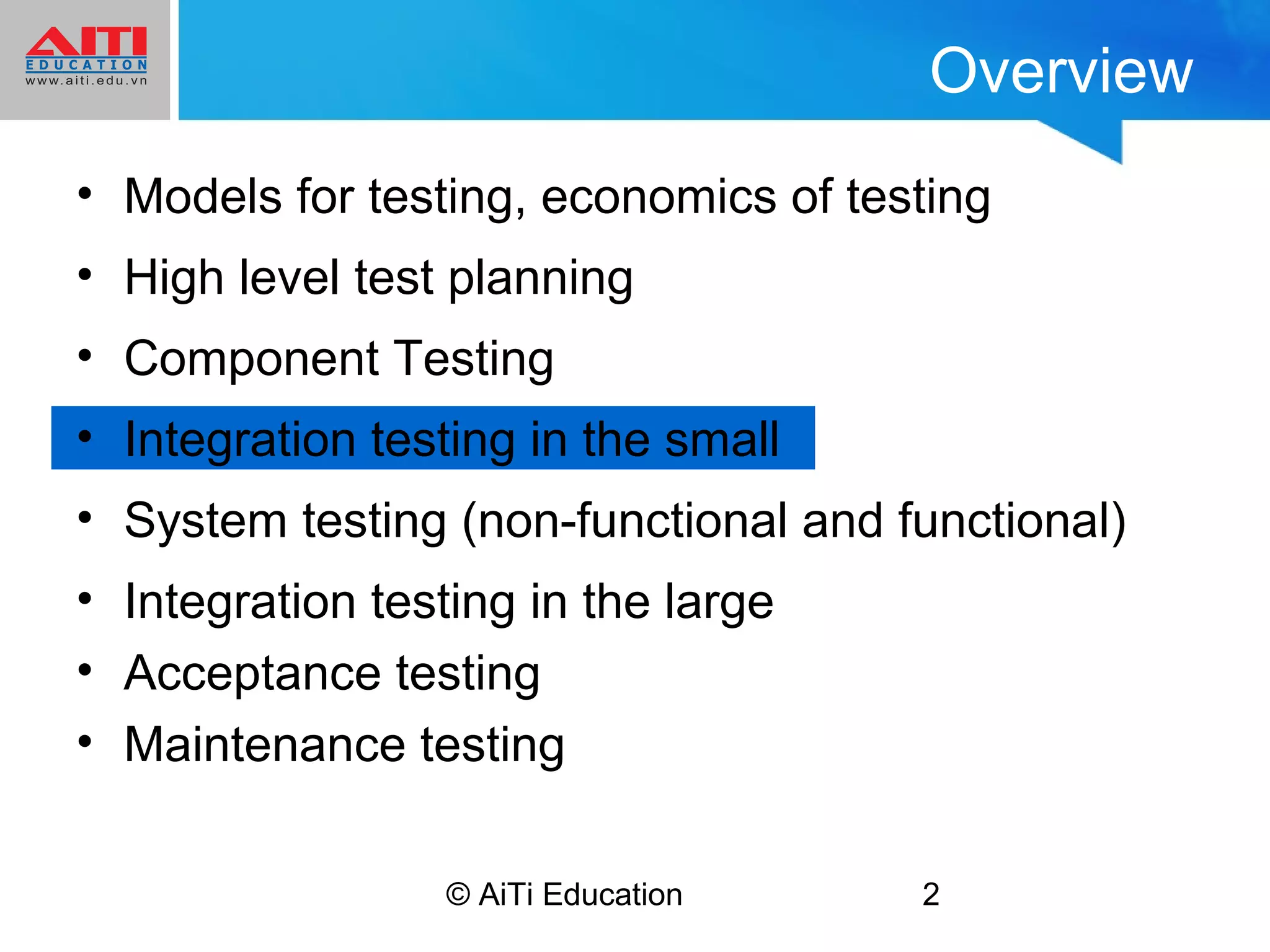 AiTi Education Software Testing Session 02 b | PPT