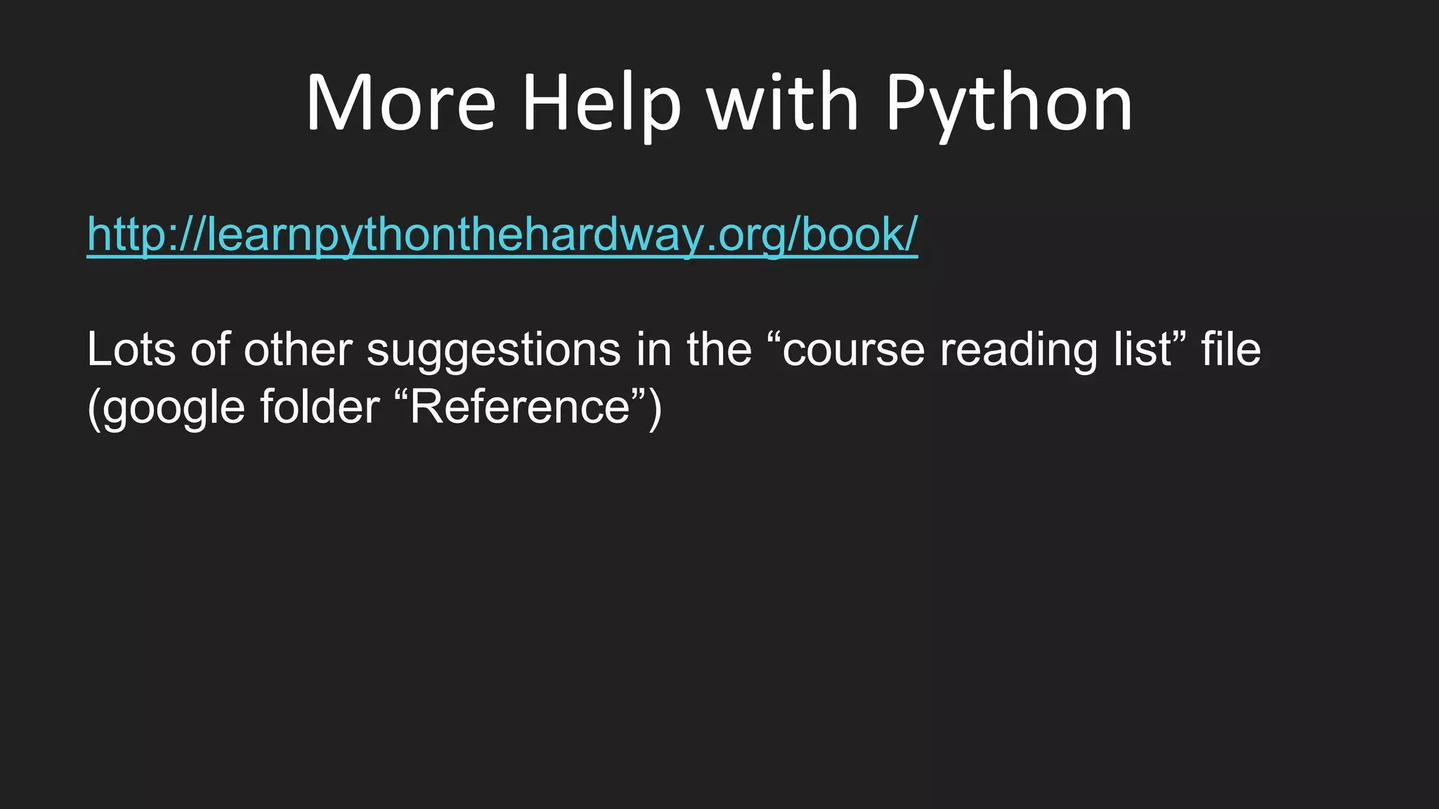 Session 02 python basics | PPTX
