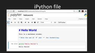 Session 02 python basics | PPTX