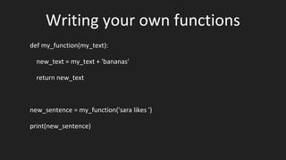 Session 02 python basics | PPTX