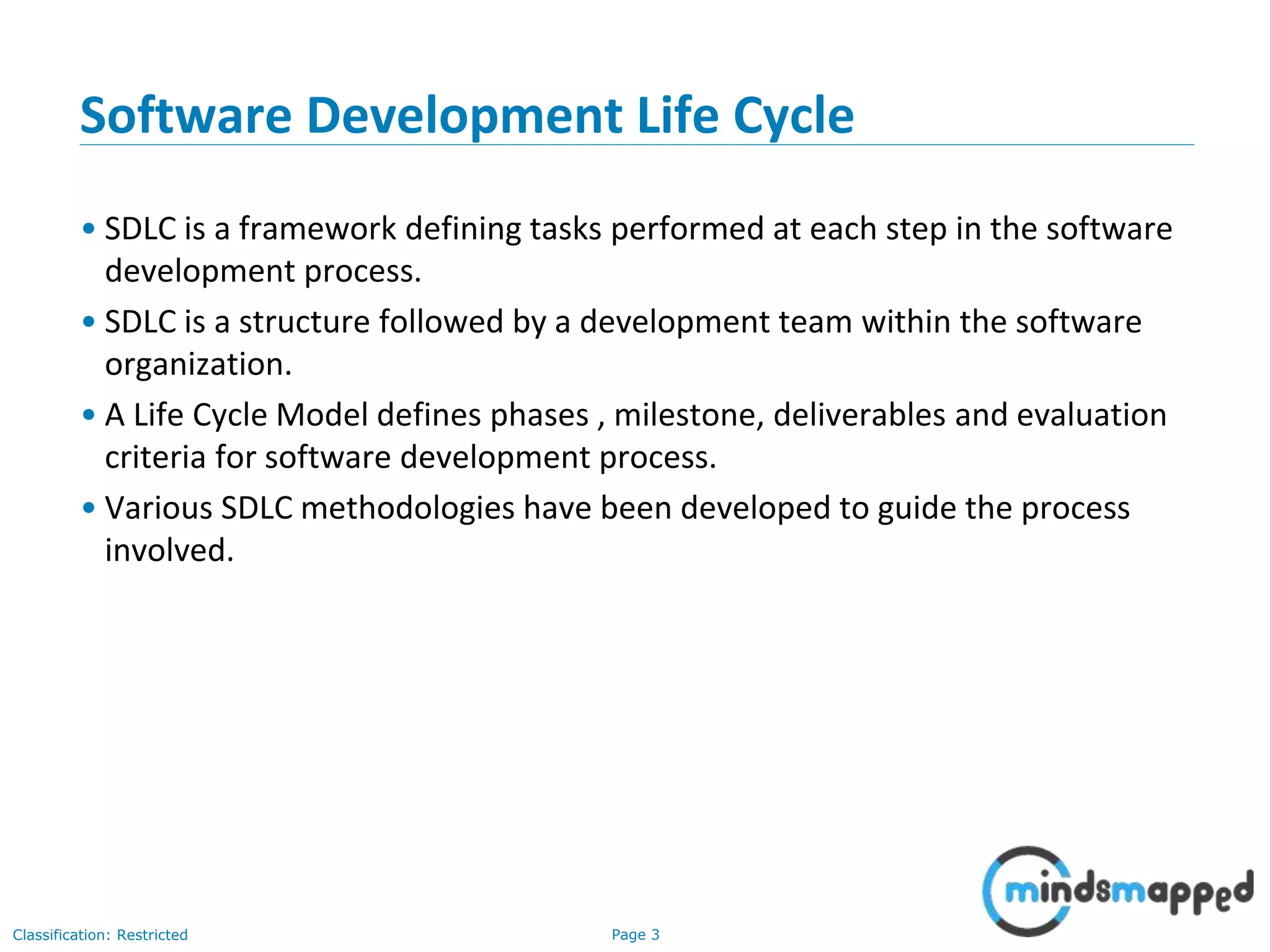 Software Development Life Cycle – SDLC | PPSX