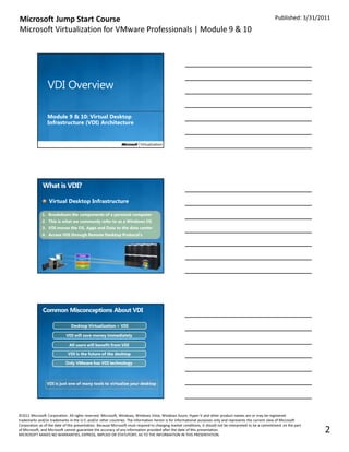 VDI Infraestructure | PDF