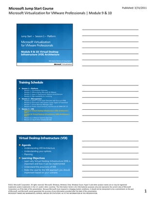 VDI Infraestructure | PDF