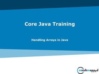 Arrays in Java | PPSX