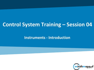 Session 04 - Instruments - Introduction | PPTX