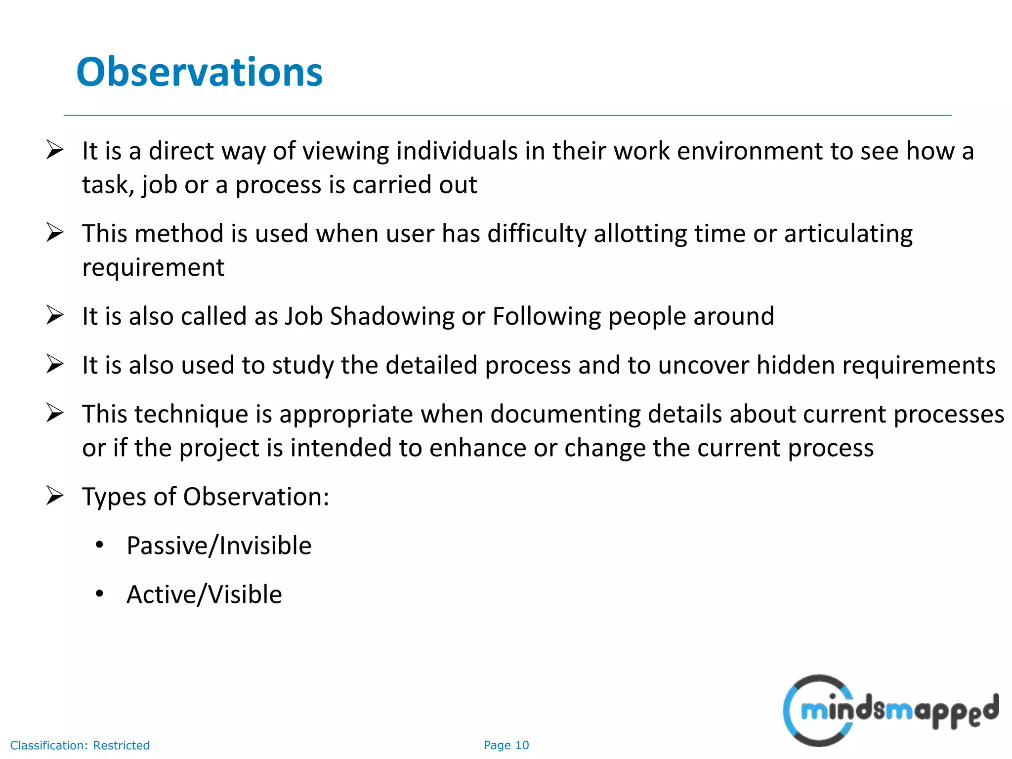 Requirement Elicitation Techniques | PPT