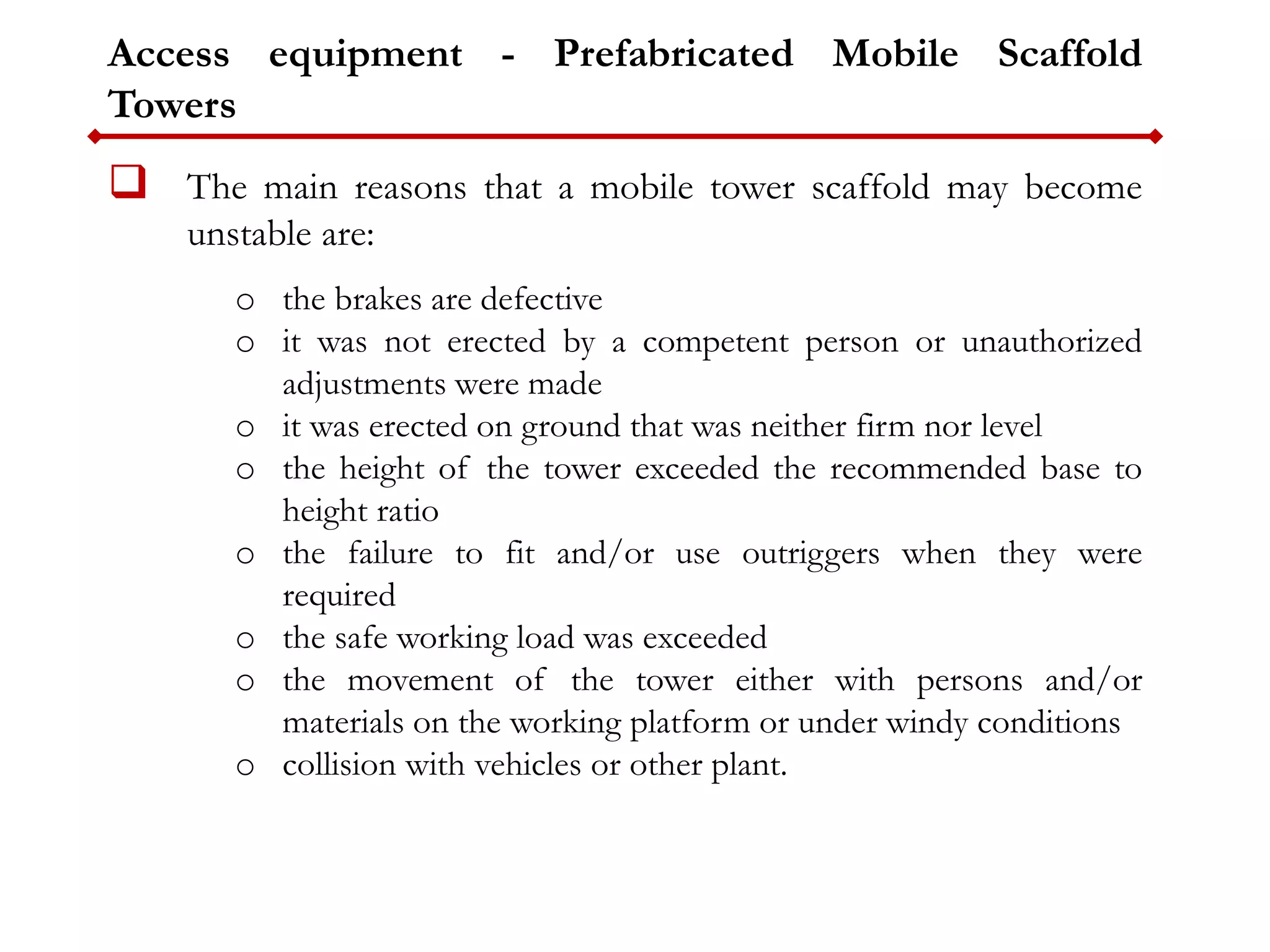 Construction Safety Training_Session 05_Access Equipment and Fall ...