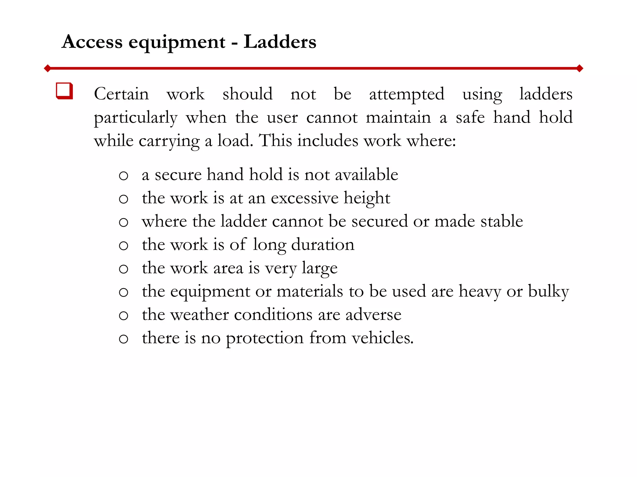 Construction Safety Training_Session 05_Access Equipment and Fall ...