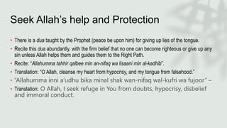 A lecture on How to Defeat Nifaaq (hypocrisy).pptx