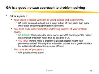 Overview of Genetic Algorithms in Computer Science | PPT