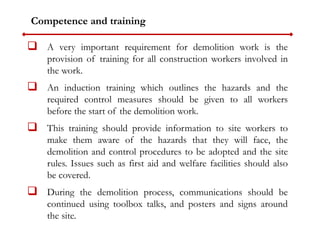 Construction Safety Training_Session 07_Construction Demolition ...