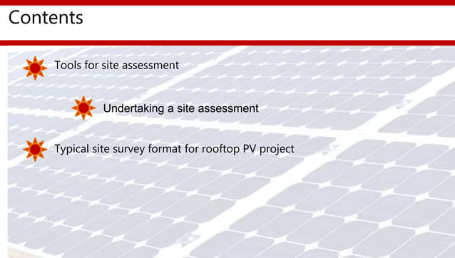 Session 07 site assessment & planning | PPTX