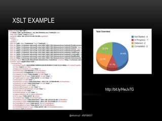 Introduction to XSLT SPSBE07 | PPTX