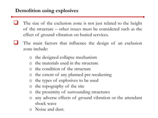 Construction Safety Training_Session 08_Demolition using Explosives ...