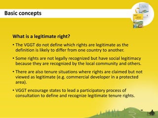 Main Objectives and Basic Concepts of the VGGT - Session 8 | PPTX