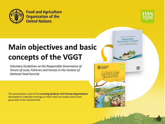 Main Objectives and Basic Concepts of the VGGT - Session 8 | PPT