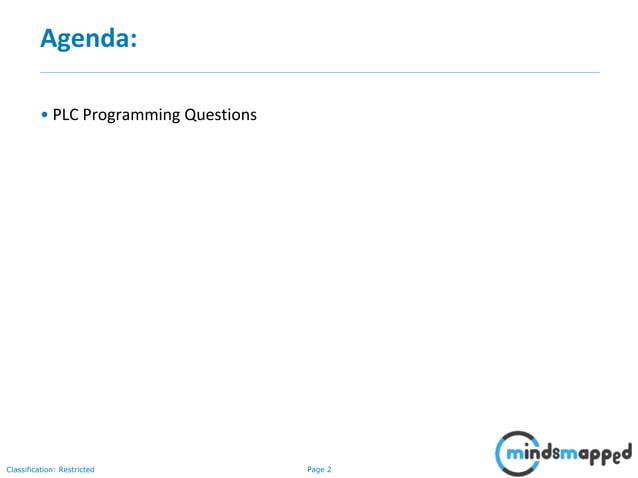 Session 09 - PLC Programming Questions | PPT