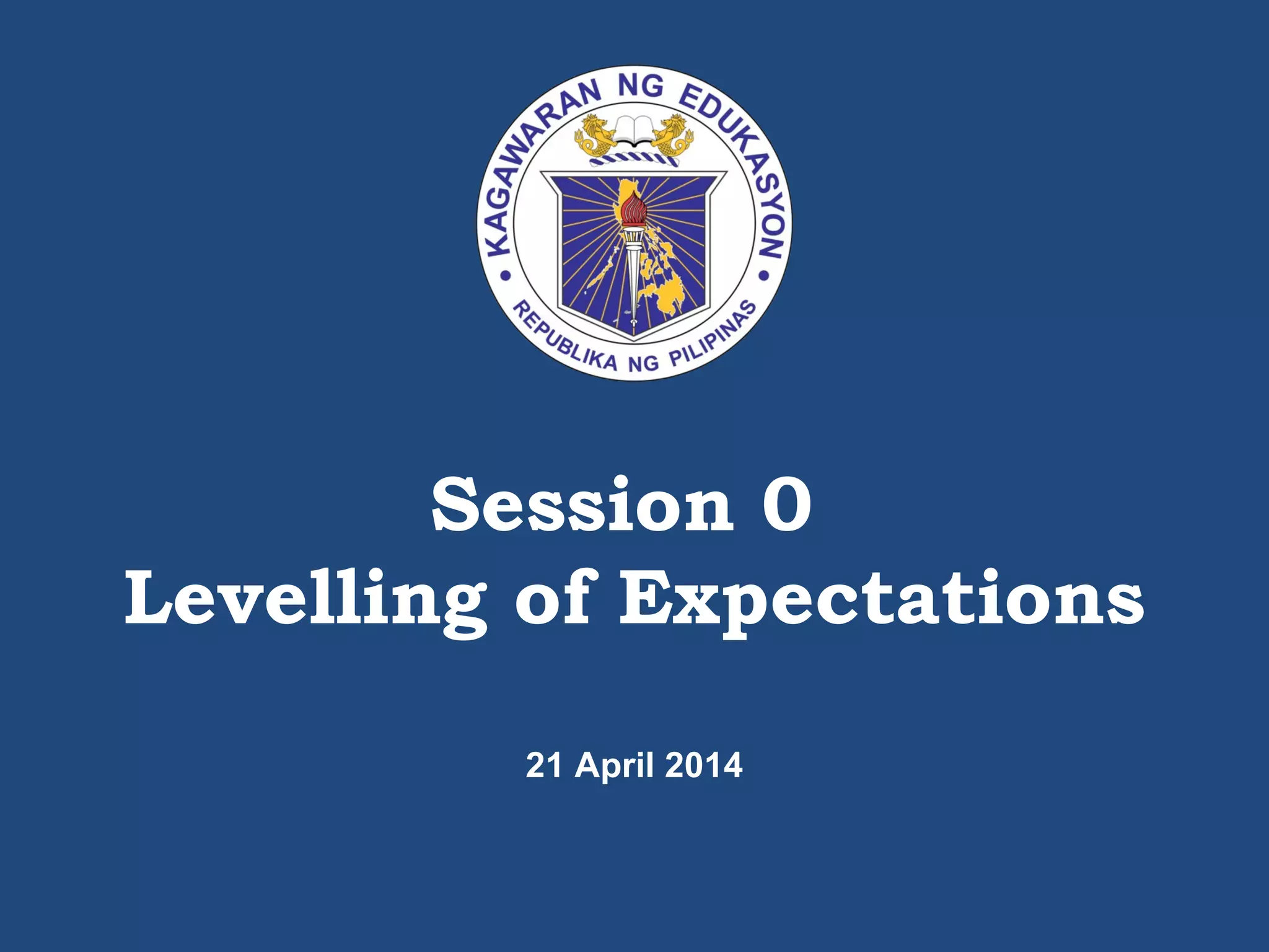 Session 0 leveling of expectations | PPT