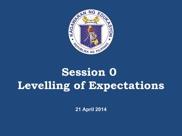 Session 0 leveling of expectations | PPT