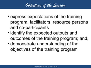 Session 0 leveling of expectations | PPT