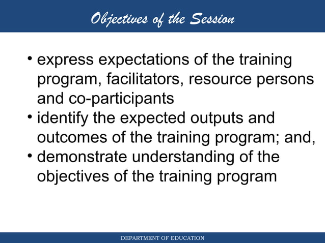 Session 0 leveling of expectations | PPT