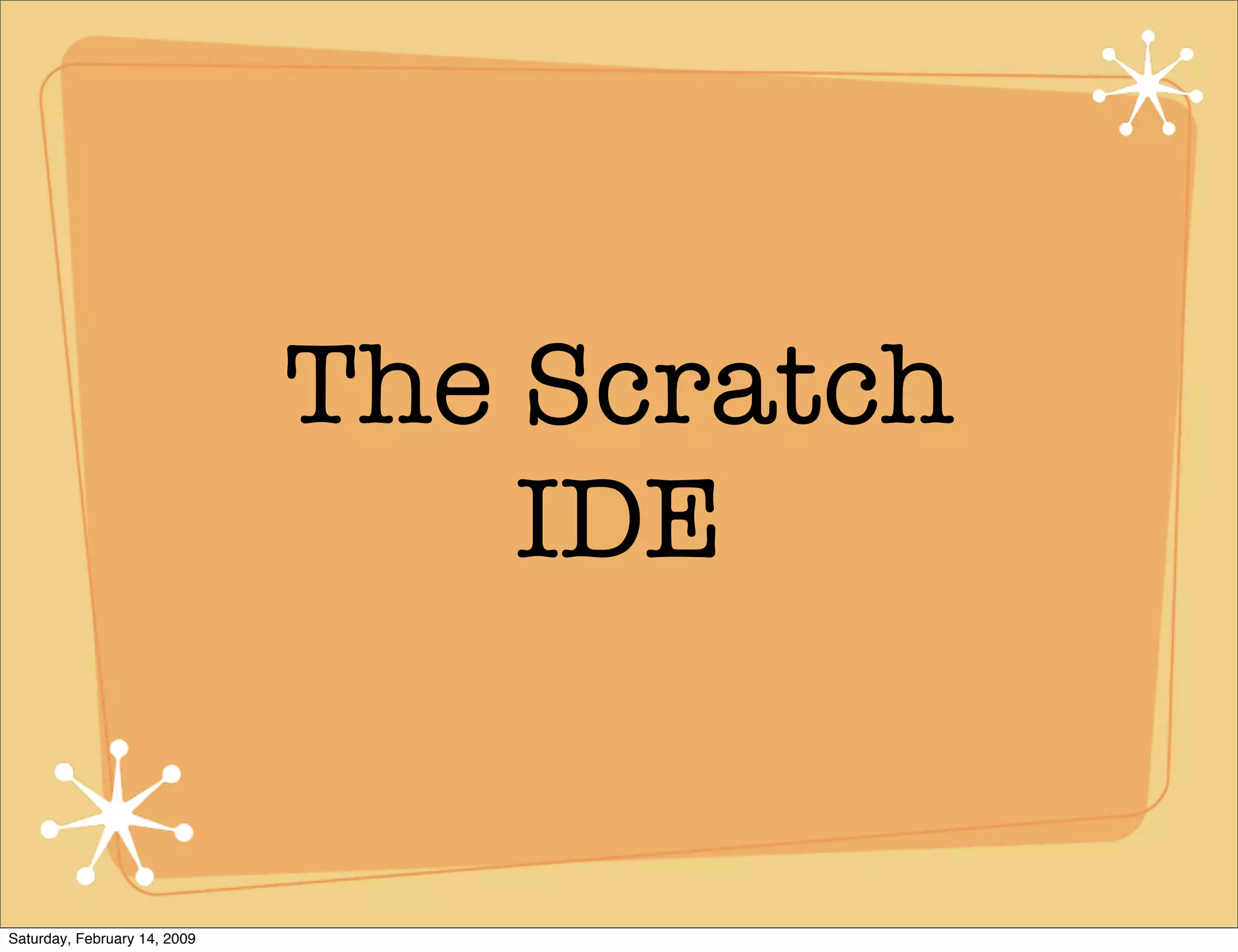 Scratch: Constructivist Learning Environment | KEY | Computer Animation ...