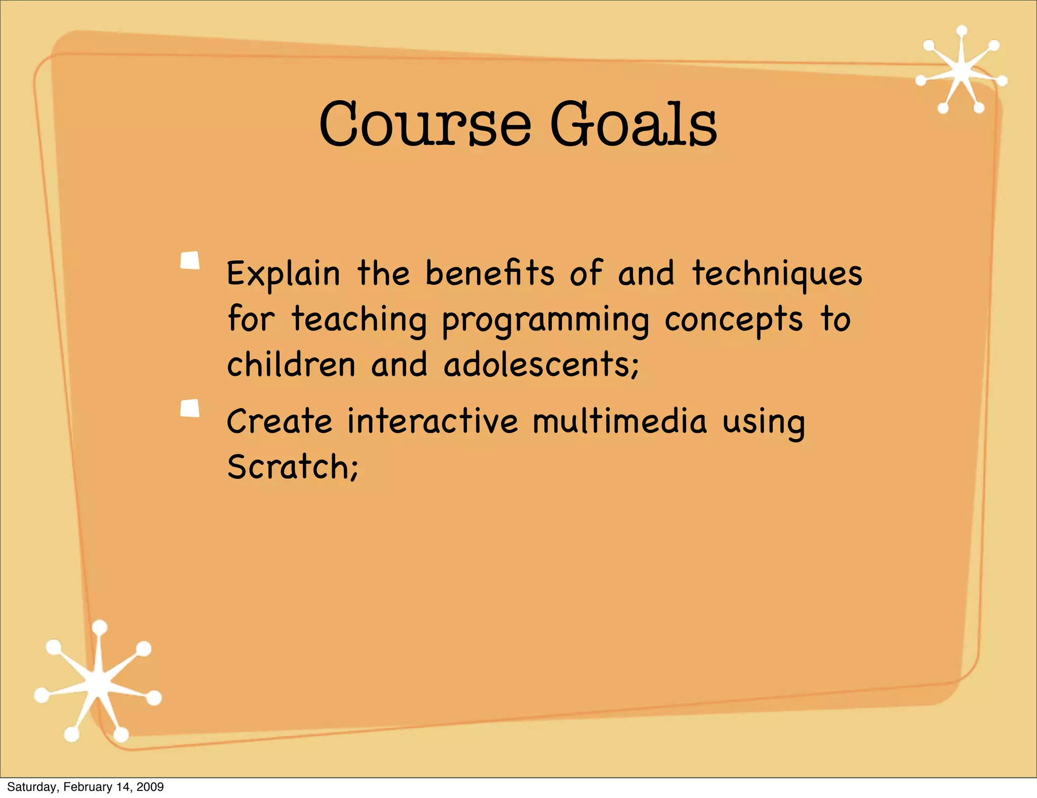 Scratch: Constructivist Learning Environment | KEY | Computer Animation ...