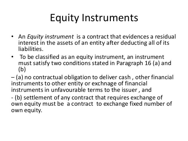 Financial Instruments
