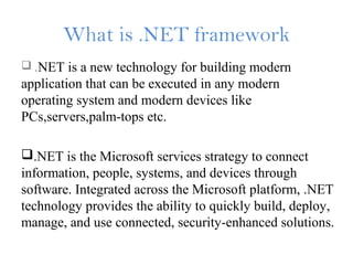 ASP.NET Session 1 | PPT | Programming Languages | Computing