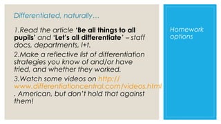 Session 1 - differentiation | PPT