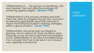 Session 1 - differentiation | PPT