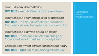 Session 1 - differentiation | PPT