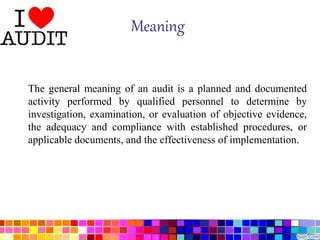 Unit 1 Introduction to Auditing | PPTX