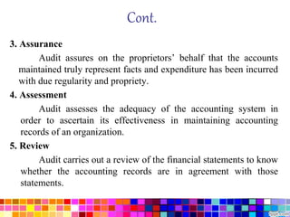 Unit 1 Introduction to Auditing | PPTX