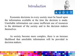 Unit 1 Introduction to Auditing | PPTX